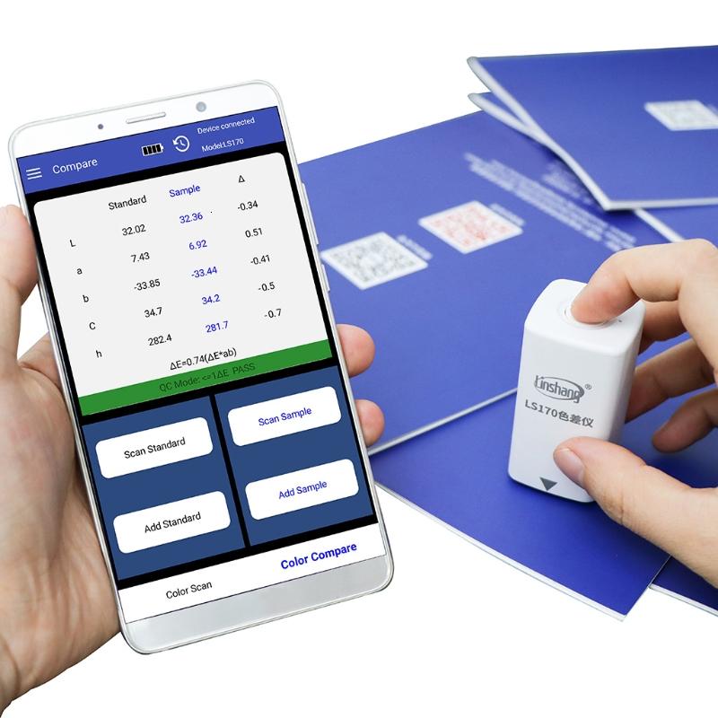Colorimeter Color Analyzer Digital Precise Lab Color Meter Tester 8mm Ls170 For Color Capturing