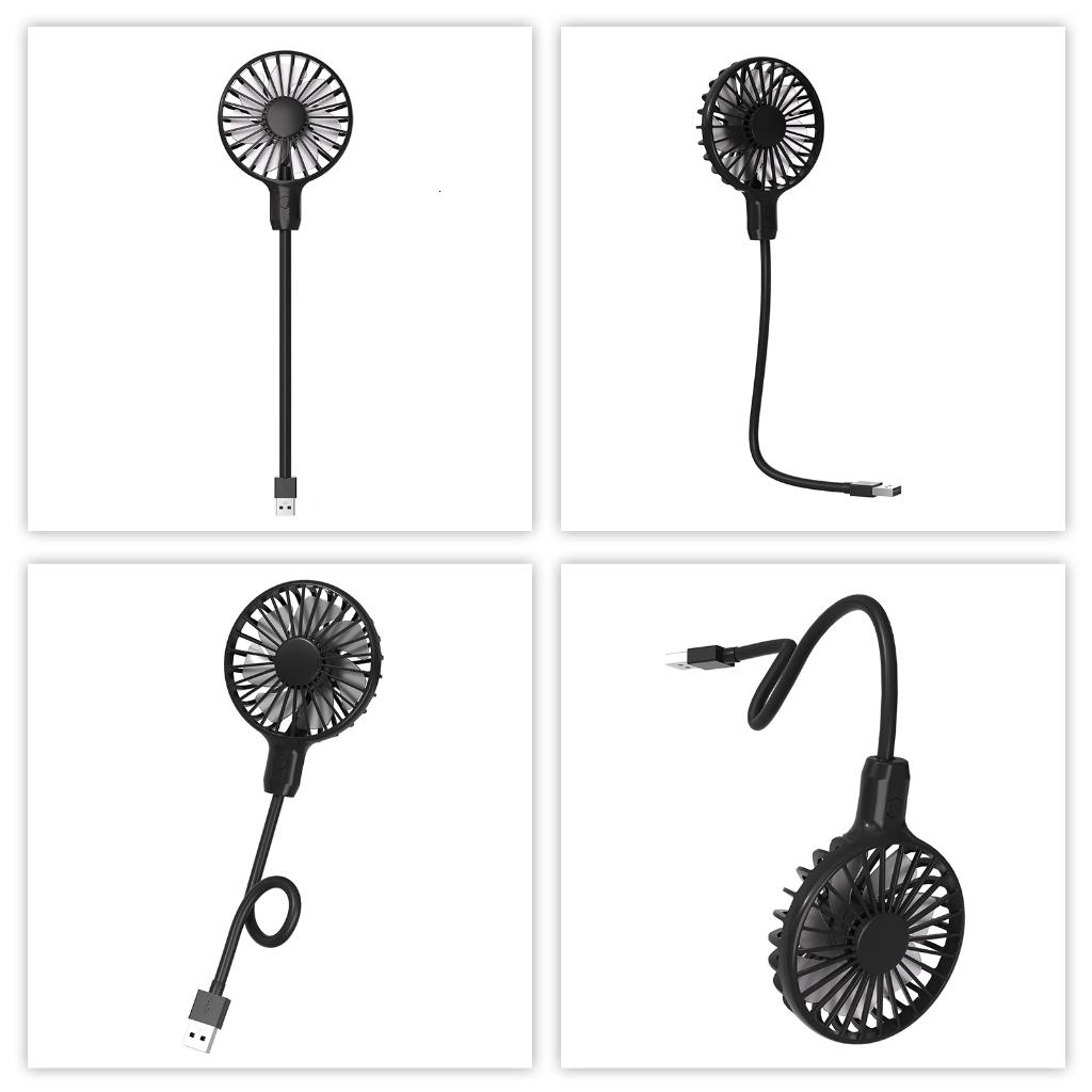 USB Mini Fan With On Off Switching 1 Speed Setting 360 Degree Flexible ...