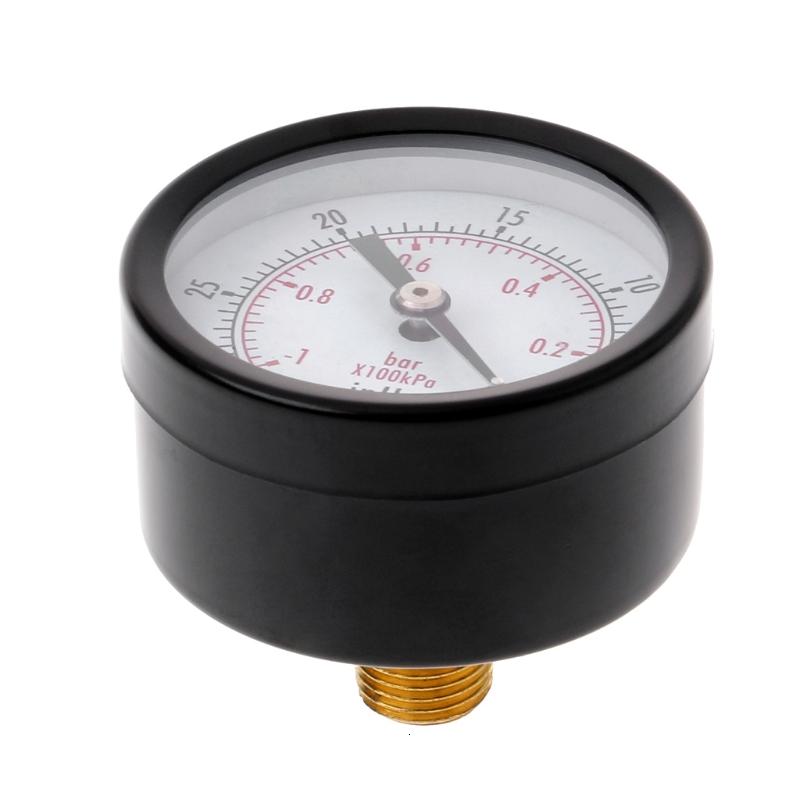 Compact Vacuum Manometer 1/4 inch BSPT Thread 0~-30inHg 0~-1bar Water ...