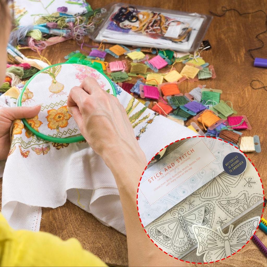 Water Soluble Embroidery Stabilizer Paper Adhesive Embroidery Transfer ...