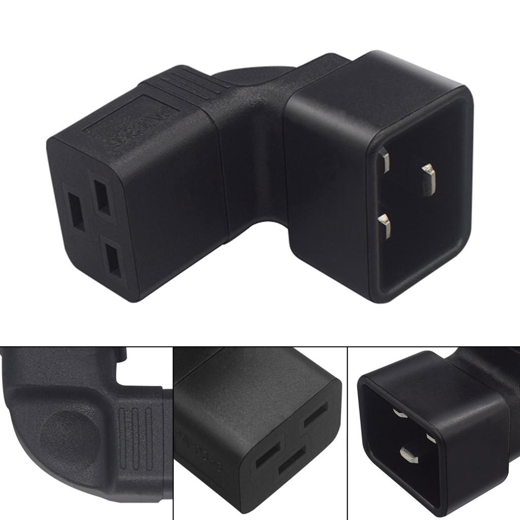 IEC C20 Male Plug Power Connector 3Pin IEC320 C20 Socket to IEC320 C19 ...