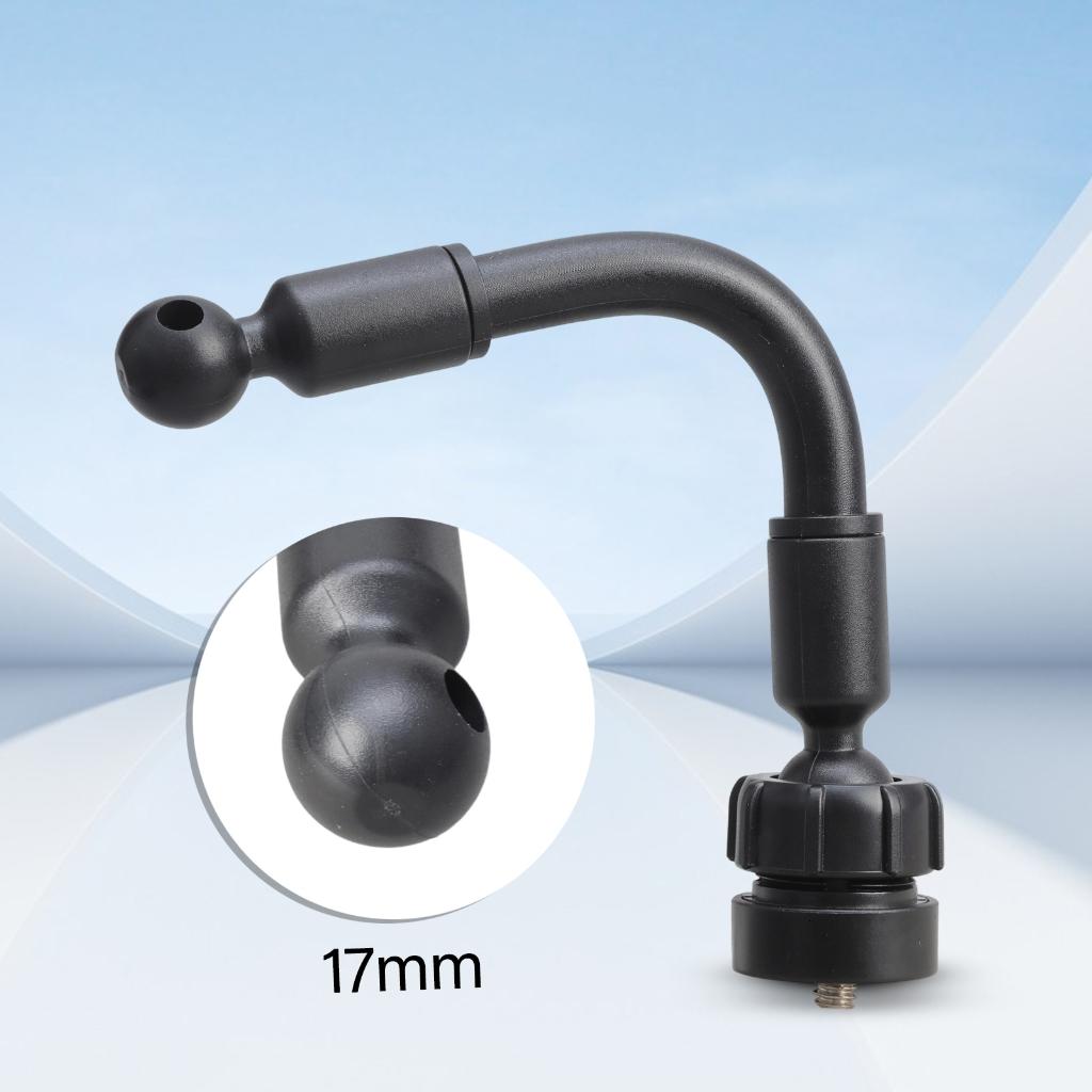 17mm Ball Mount Extension Adapter 360 Degree Rotating Extension Rod Arm ...