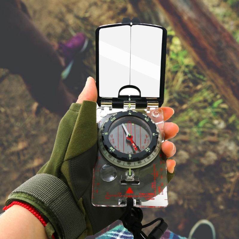 Orienteering Map Compasses Sighting Mirror Compasses with Adjustable ...