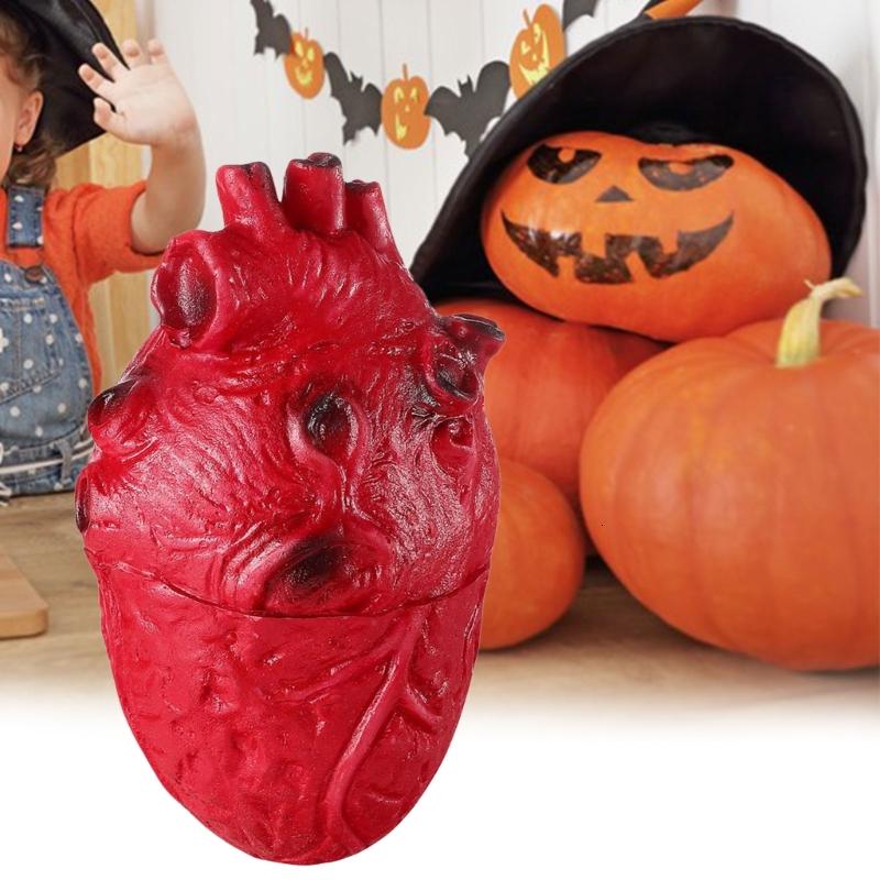 Realistic Human Heart Props for Halloween Decorations Eerie Body Parts ...