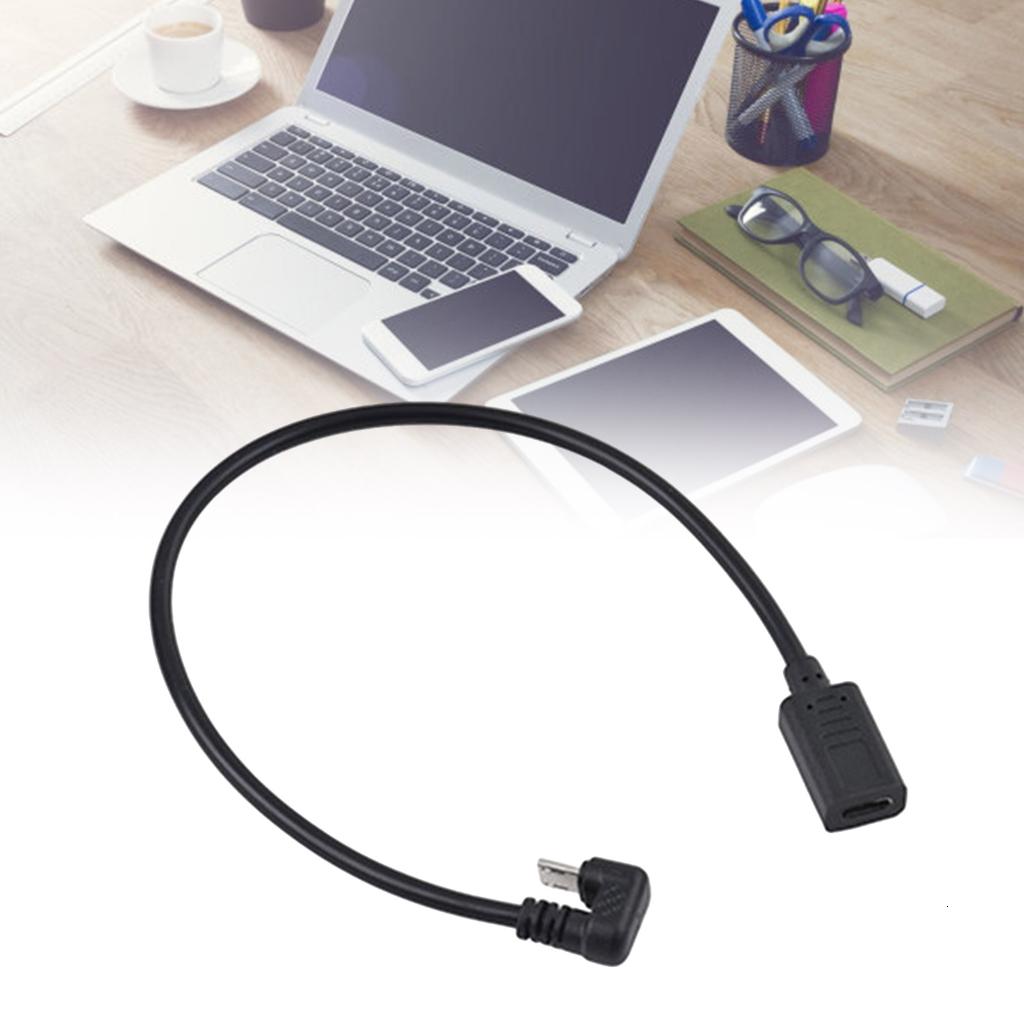N Shaped Type C to USB 5Pin Cable 180 Degree Angle Adapter for Charging ...