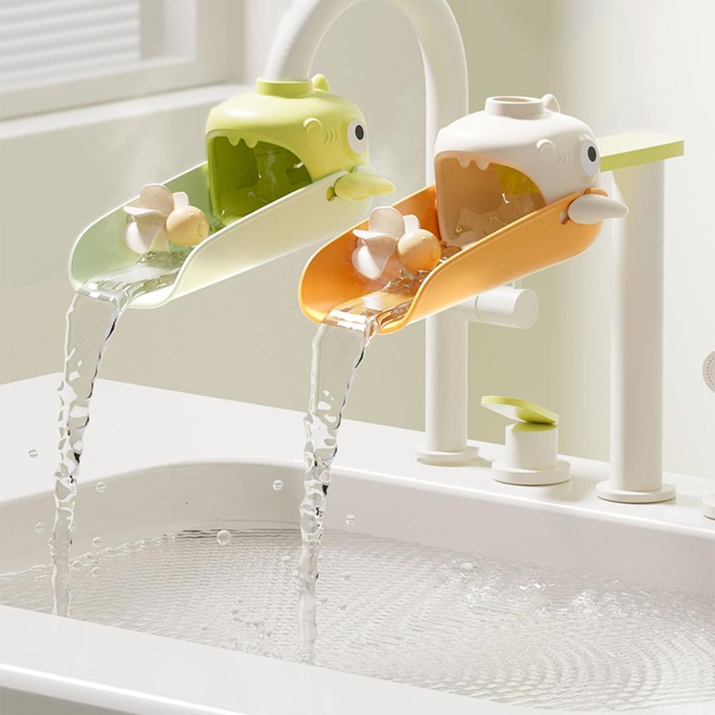 Toddler Handwashing Tap Attachment Temperature Sensing Faucet Extender ...