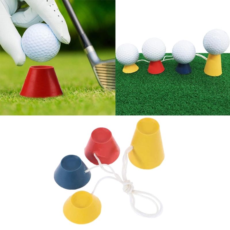 Rubber Winters Golfs Tees with 4 Different Height Driving Range Golf ...