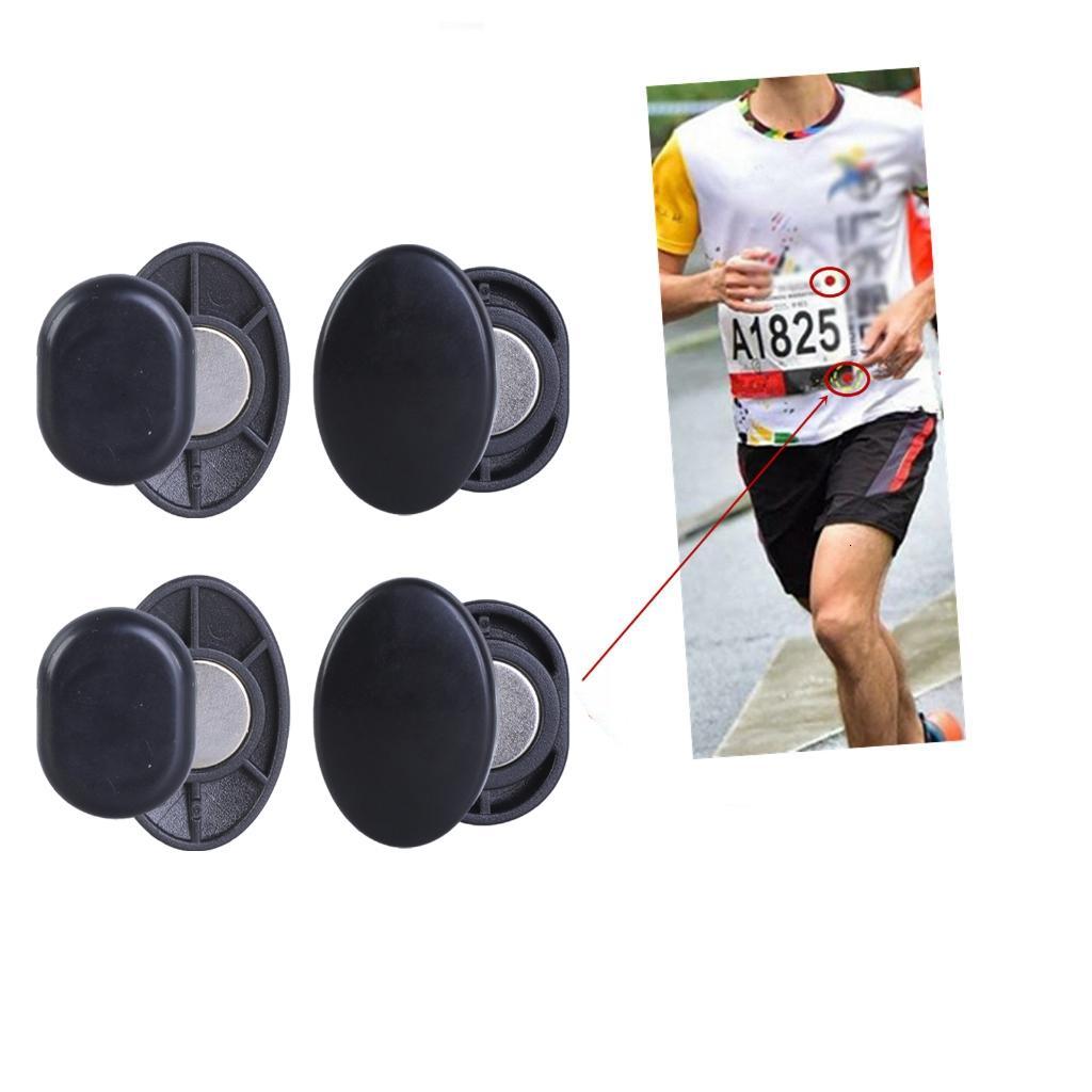 4 Pair Magnetic Race Bib Holder Running Race Number Running Bib Clip ...