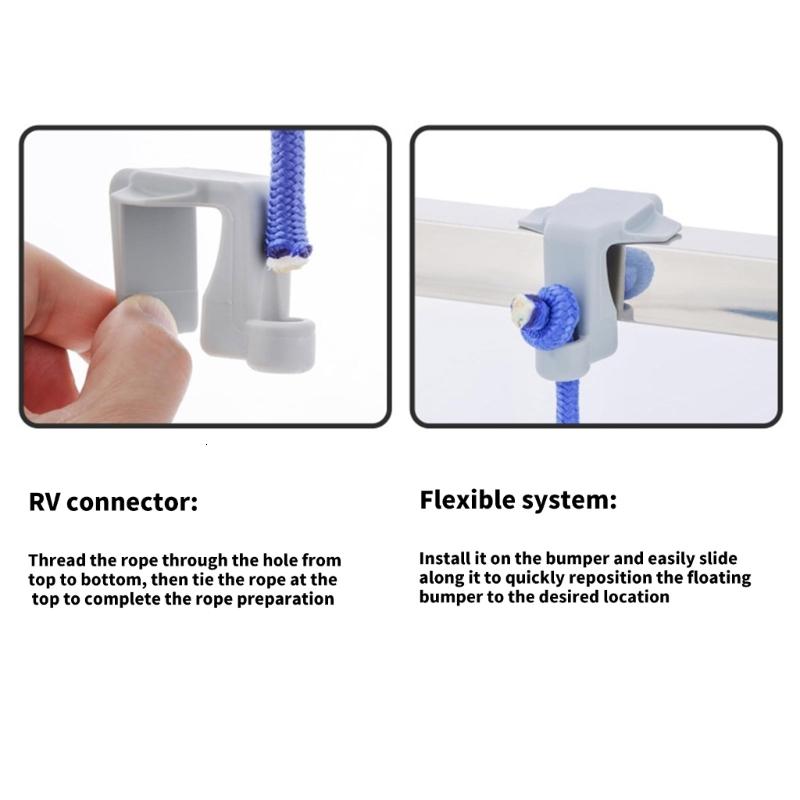 Antislip Boat Bumper Fenders Hook Fasteners Clamps for Maintenance ...