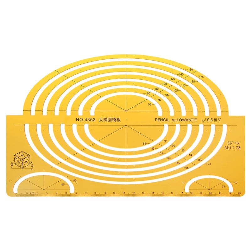 K Resin Flow Chart Symbol Drafting Template Ruler Stencil Measuring ...