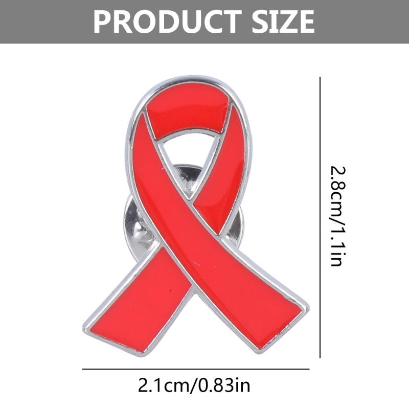 5 Pieces Ribbon Brooch Pin Breast Cancers Awareness Pin Quality Alloy ...