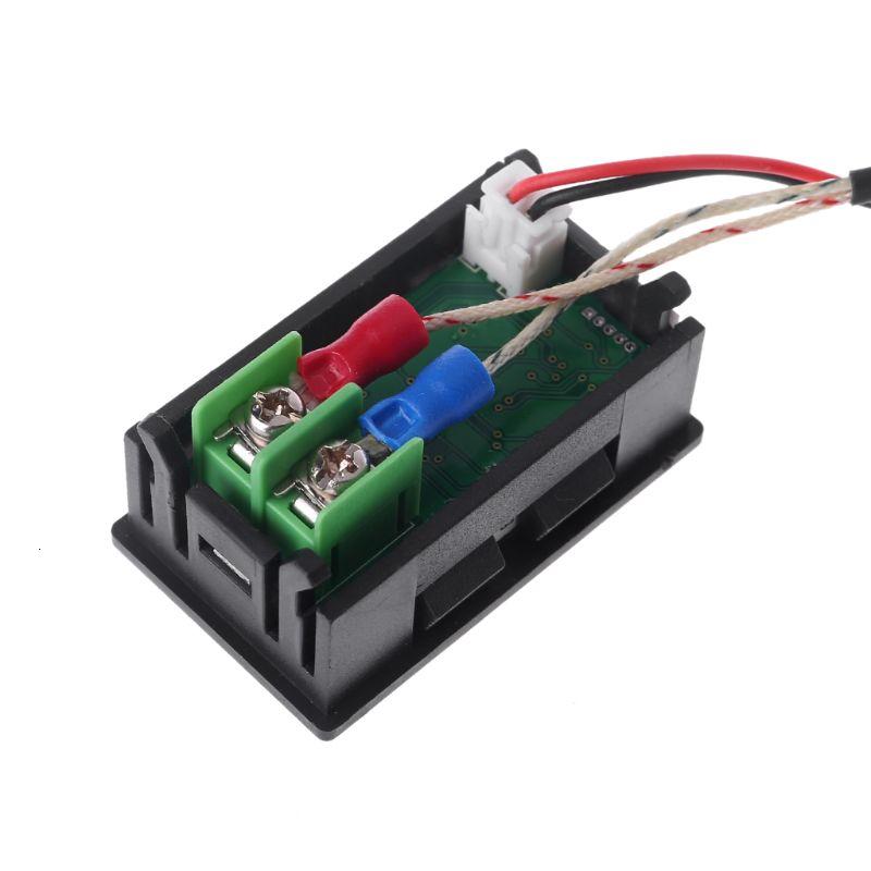 Upgrade Digital Temperature Meter Dual Display K-Type Thermocouple Temp ...