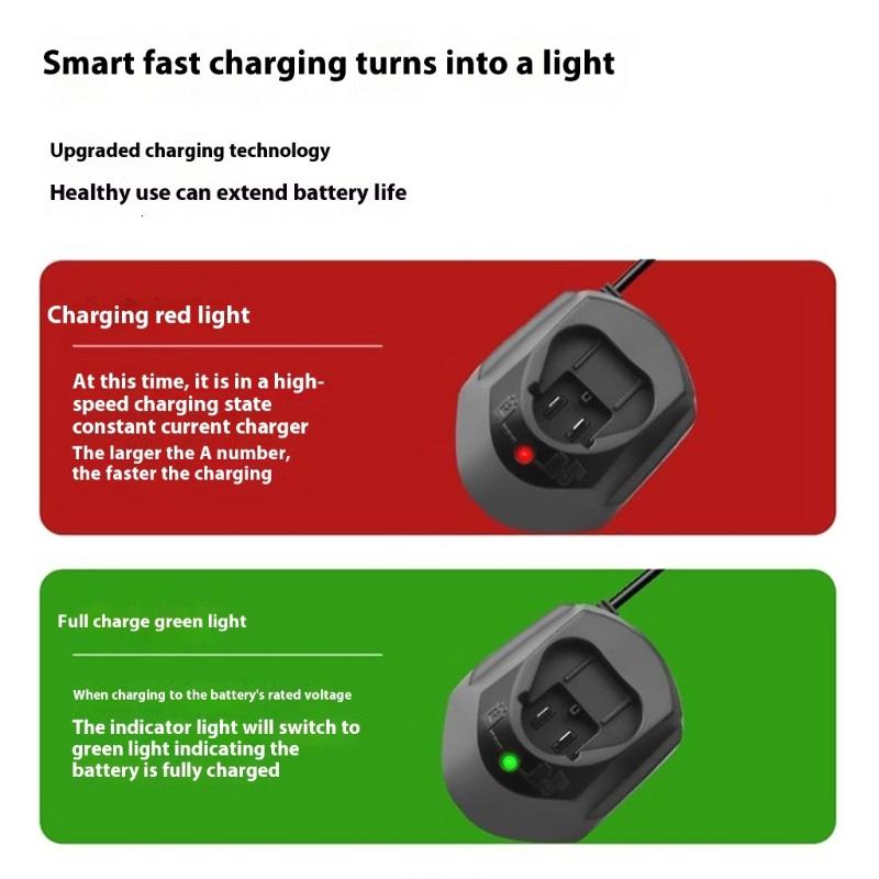 Battery Fast Charging For 10.8V 12V Batteries LED Status Display | Lazada
