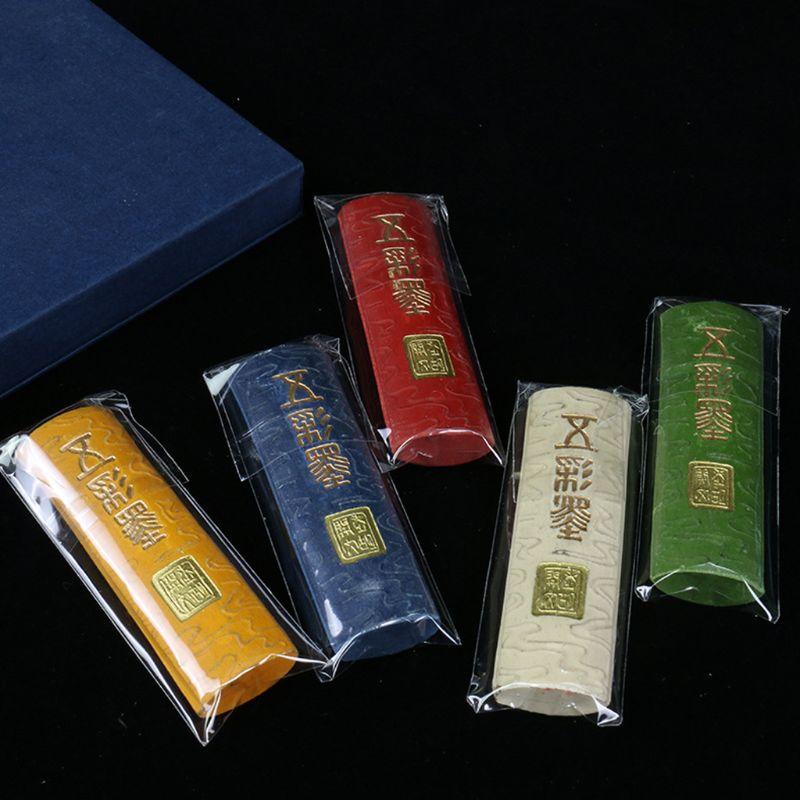 5 Colors Ink Sticks Premium Ink Blocks Perfect for Ink Painting Gongbi ...