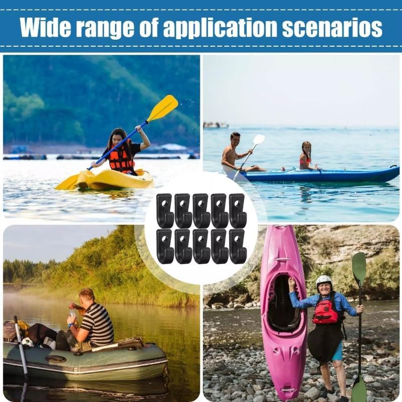 50Pcs Bungee Lashing Shock Cord Hook Kayak Attachment J Hook Kayak Tie ...