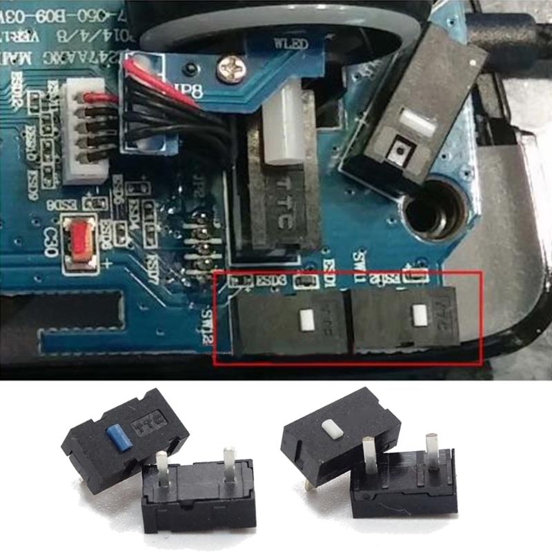 TTC Microswitch 8M 5M Million Clicks Gaming Mouse Micro Switch 2 Pin ...