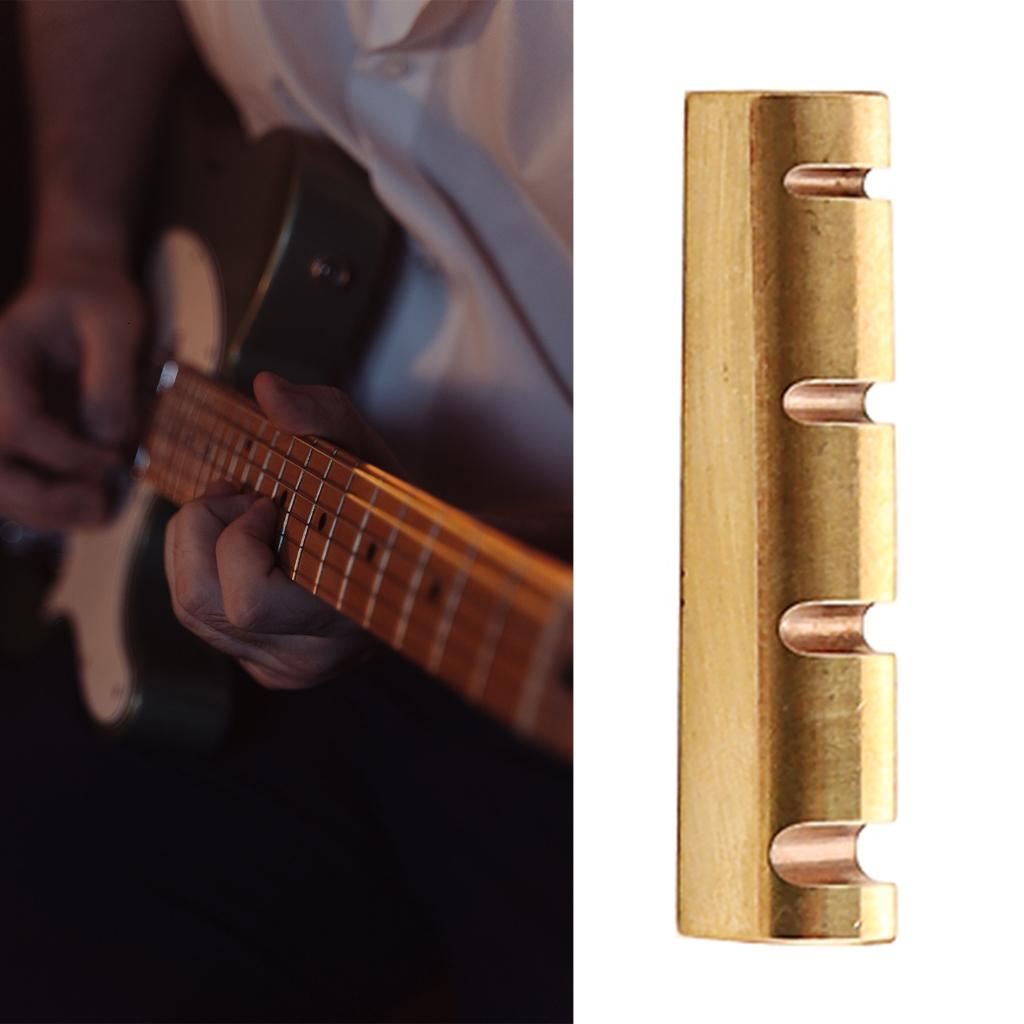 4 String Slotted Electric Bass Guitar Top Nut Saddle lacement Bass ...