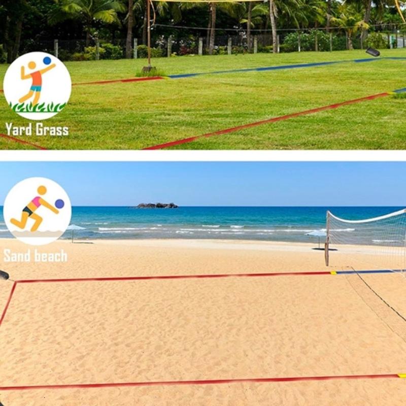 Outdoor Volleyball Boundaries Line Portable Line Marking Courts Marker ...