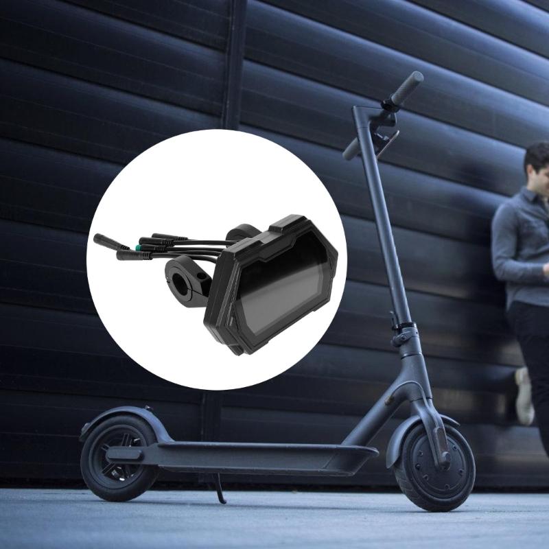 High Resolution LCD Display Scooters Dashboards Real Time Speed Battery ...