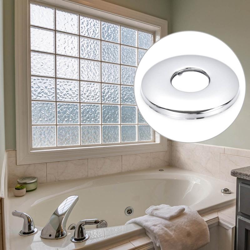 Snap-on Faucet Decorative Cover Stainless Steel Split Round Escutcheon ...