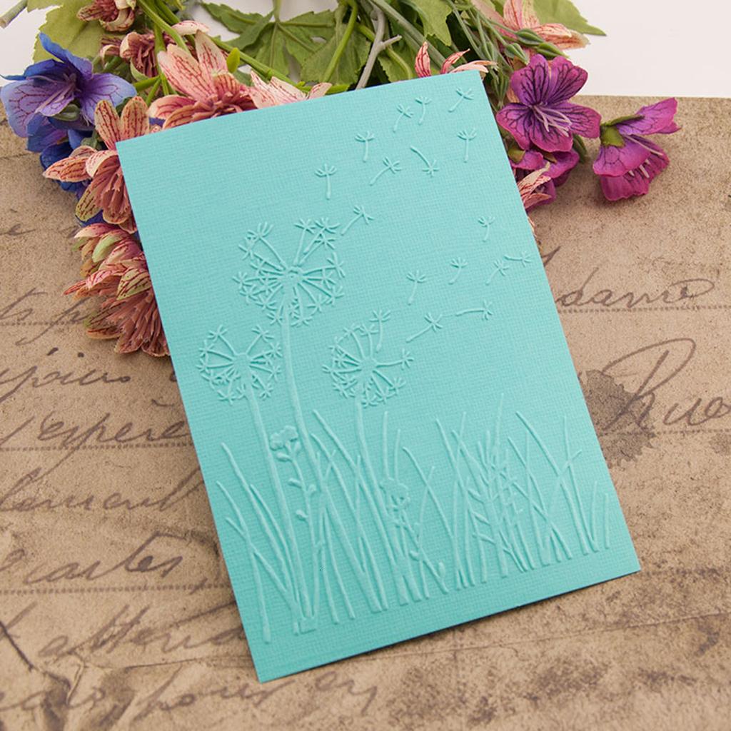 Dandelion Embossing Folder Template Card Paper Making Stencil ...