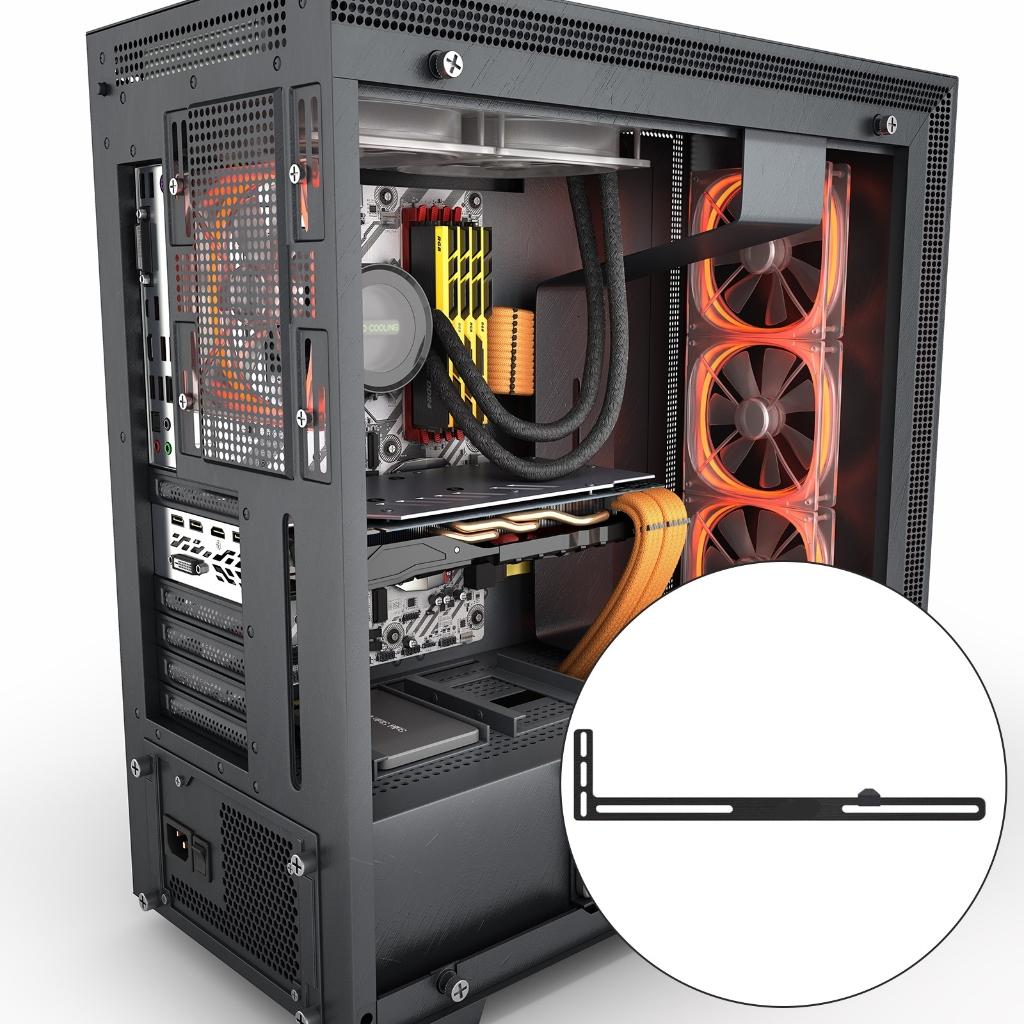 Aluminum Graphics Card Support Frame GPU Brace L Shaped Cooling ...