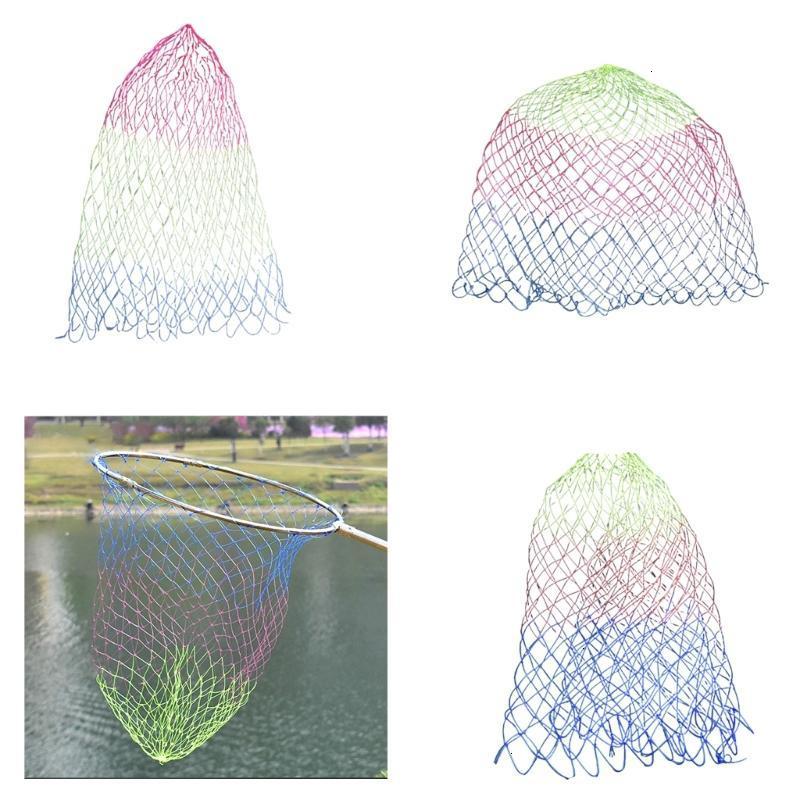 Fishing Net Replacement Rhombus Meshs Hole Depth Folding Nylon Landing ...