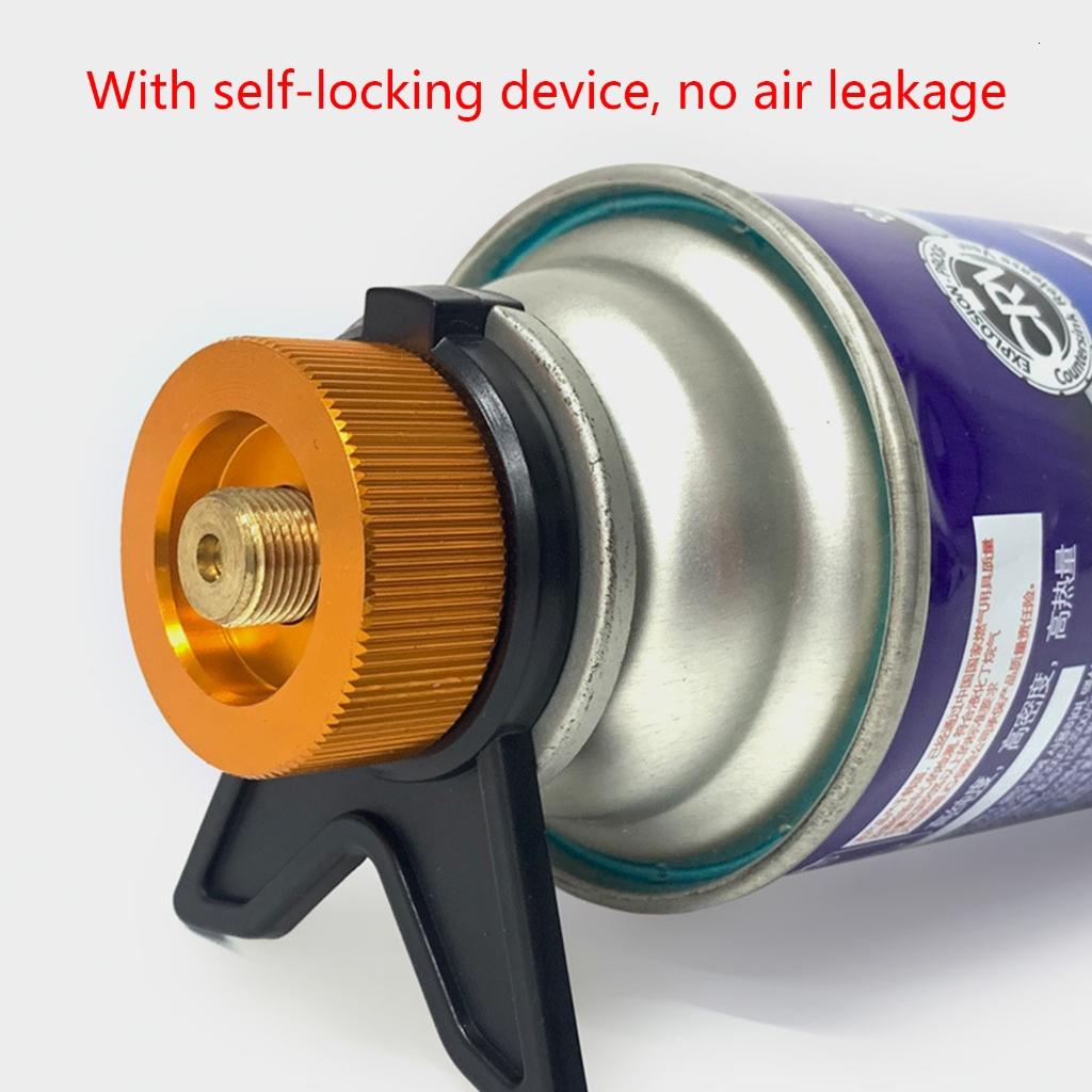 Gas Refill Adapter Filling Butanes Canister Outdoor Stove Gas Round Gas ...
