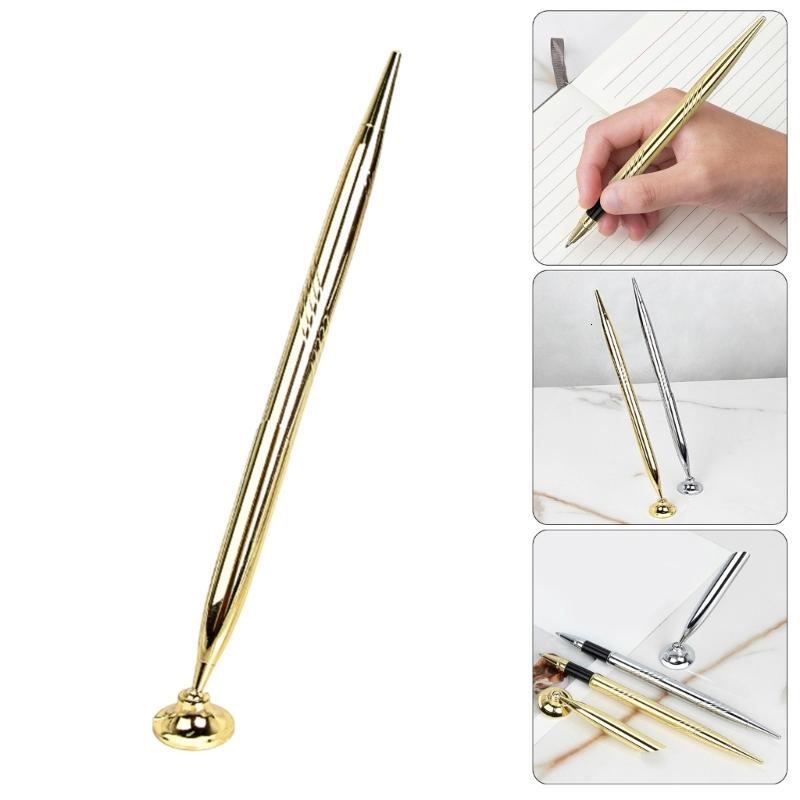 Reception Pen Ballpoint Pen Desktop Pen Counter Service Pen with Base ...