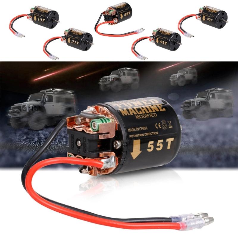 540 Brushed Motor Waterproof RC Motor 13T 21T 35T 45T 55T 80T for 1:10 ...