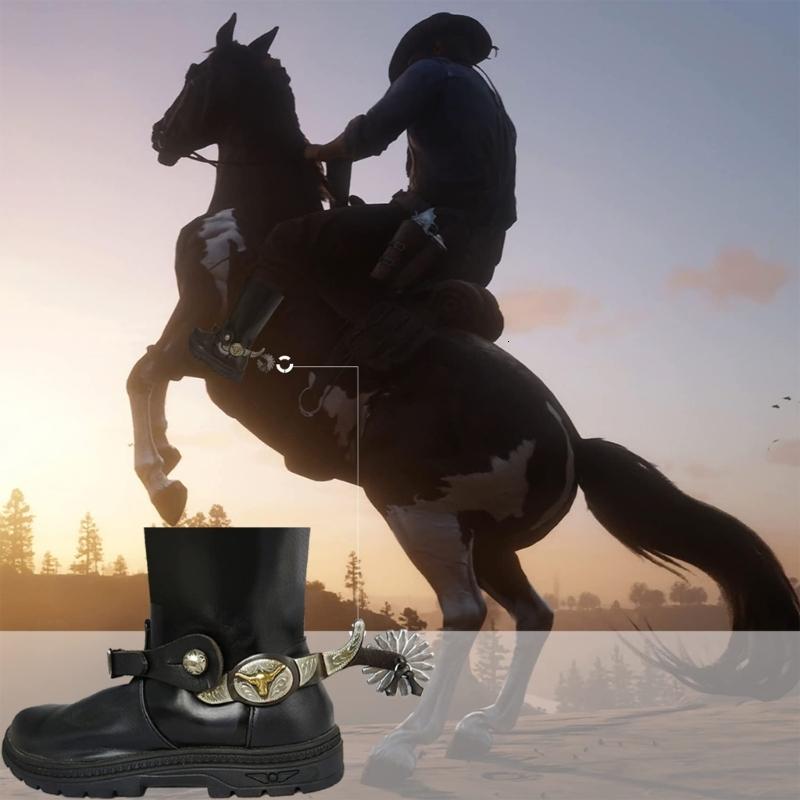 Metal Horse Spur Western Cowboy Spur Mens Roping Spur with Gear ...