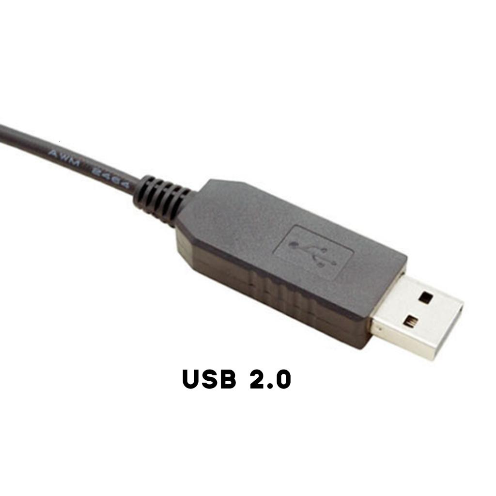 USB to 4Pin PWM 5V to 12V Boost Line USB Sleeved PC Fan Power Adapter ...