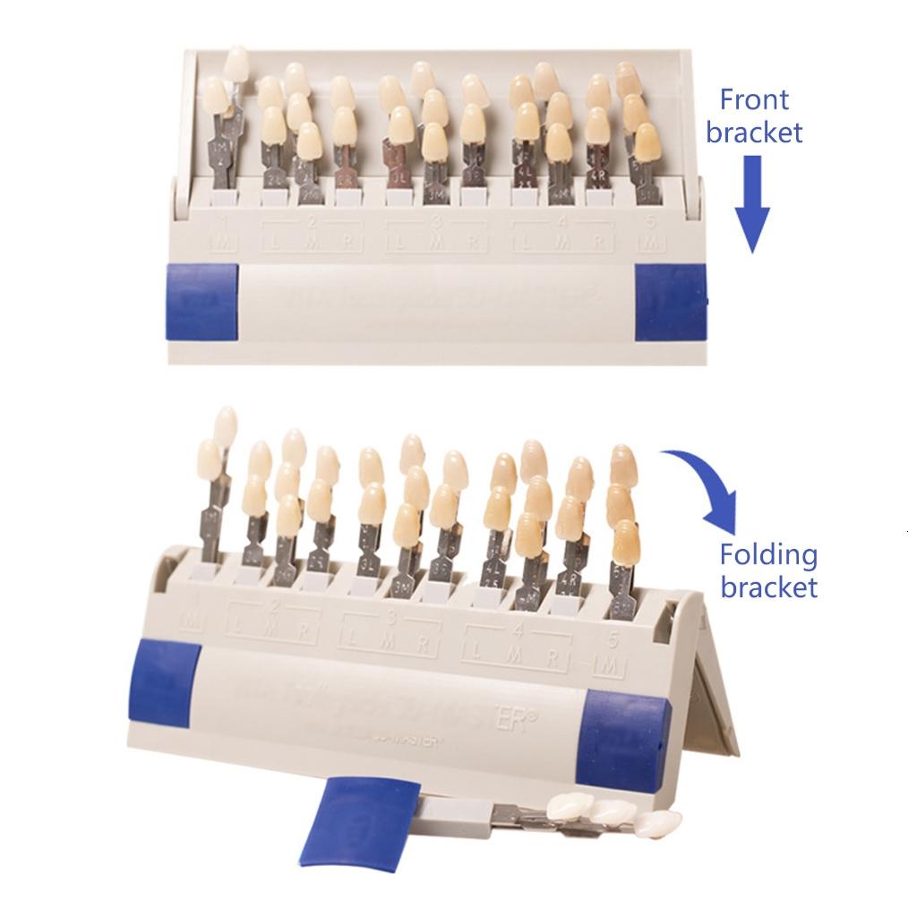29/16 Dental Color Tooth Shade Guide Dental Tool Polishing Teeth Whiten ...