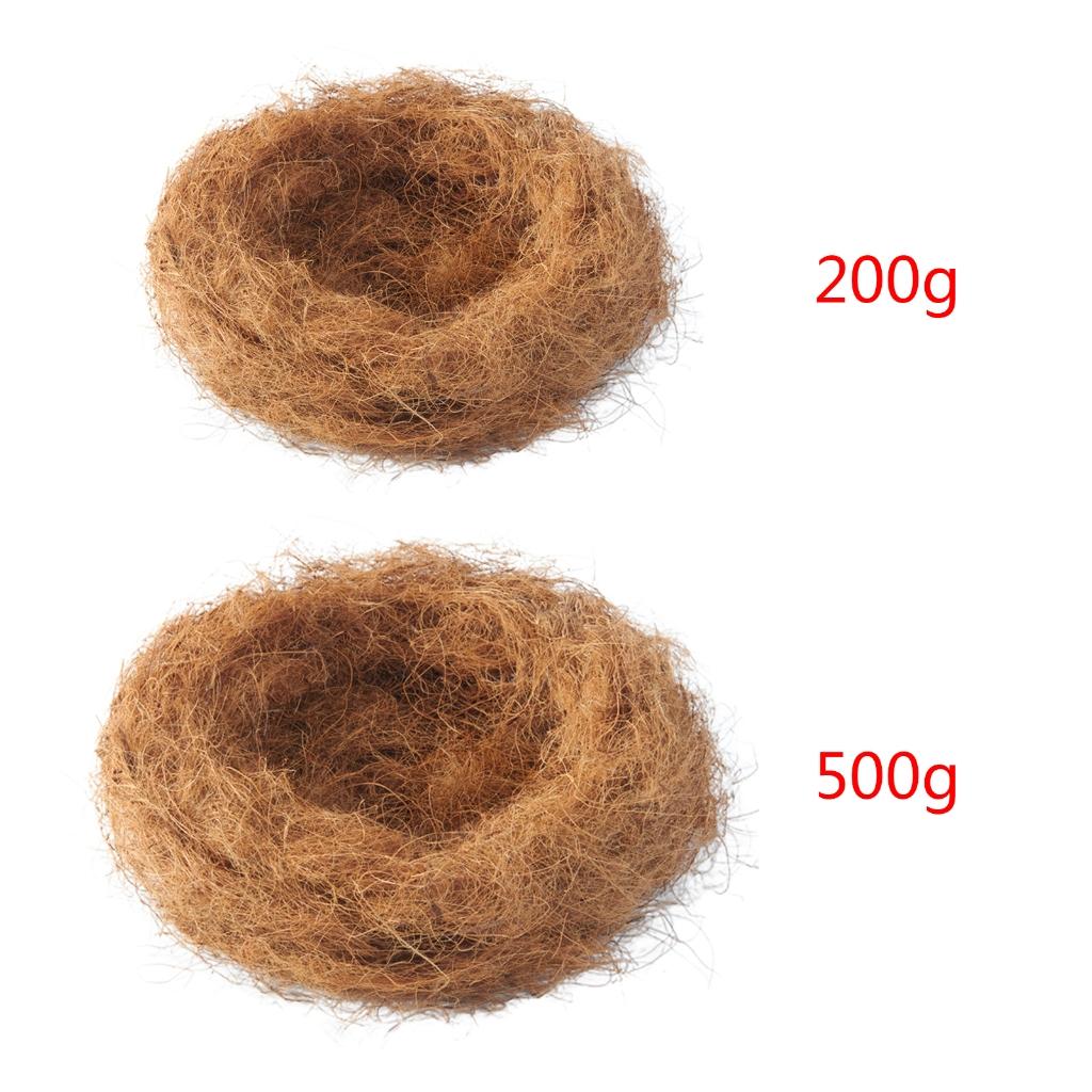 Bird Nesting Material Coconut Fiber Birds Finches Nest Filled Grass ...