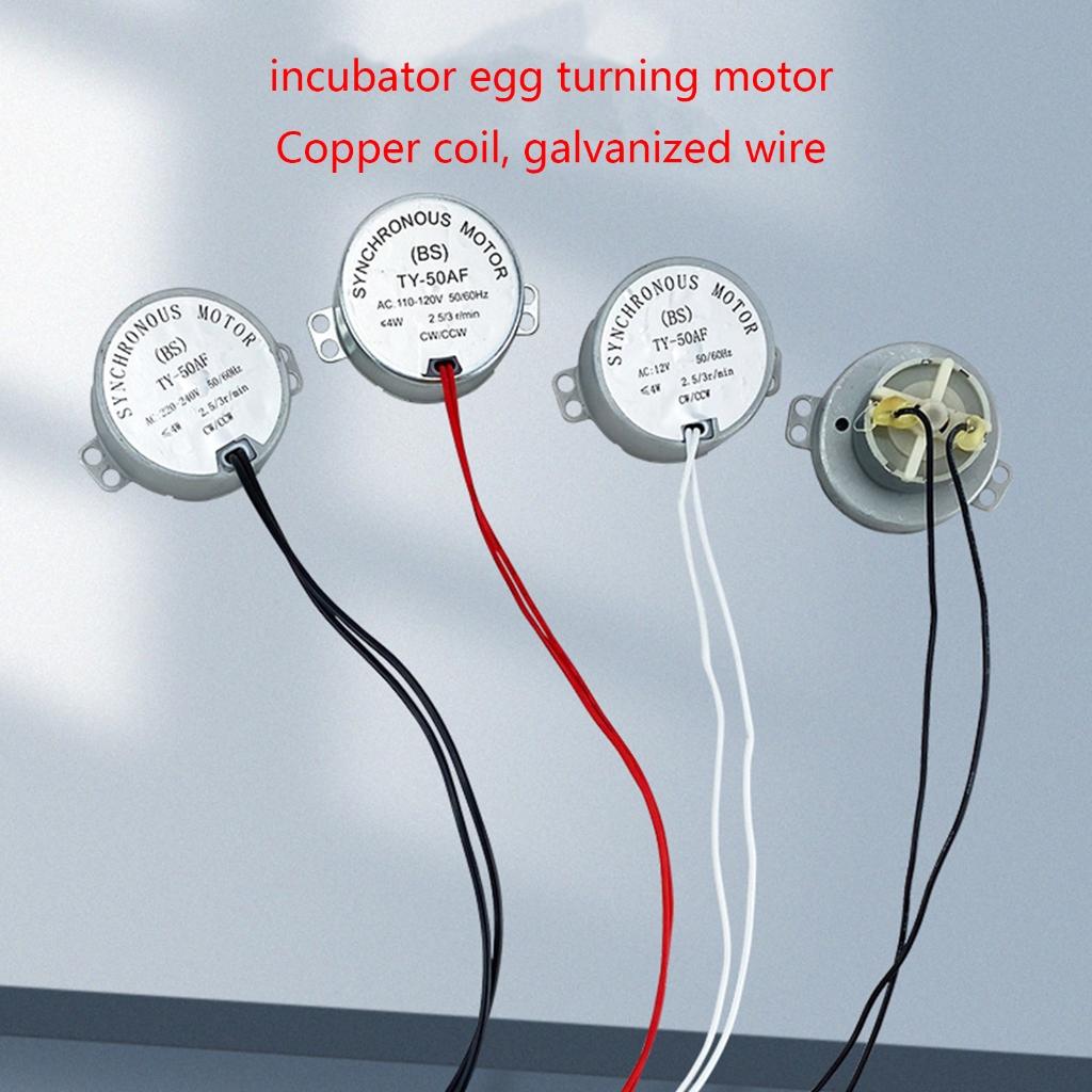 Egg Turner Motor 110/220V AC 12V Chicken Egg Turner Rotator Incubator ...