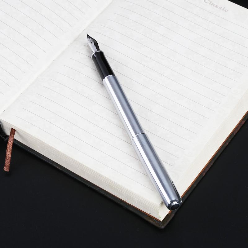 Hero 5020 Silver Stainless steel Fountain Pen With Standard for M Nib ...