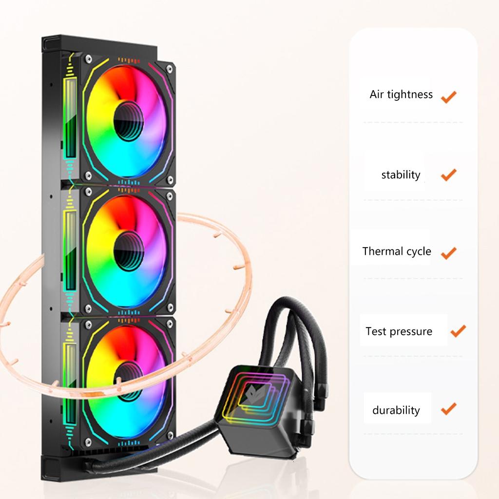 For Glacier PC CPU Water Cooling Computer Coolers ARGB ARGB Liquid Fan ...