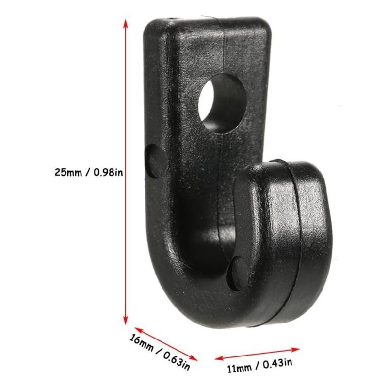 50Pcs Bungee Lashing Shock Cord Hook Kayak Attachment J Hook Kayak Tie ...