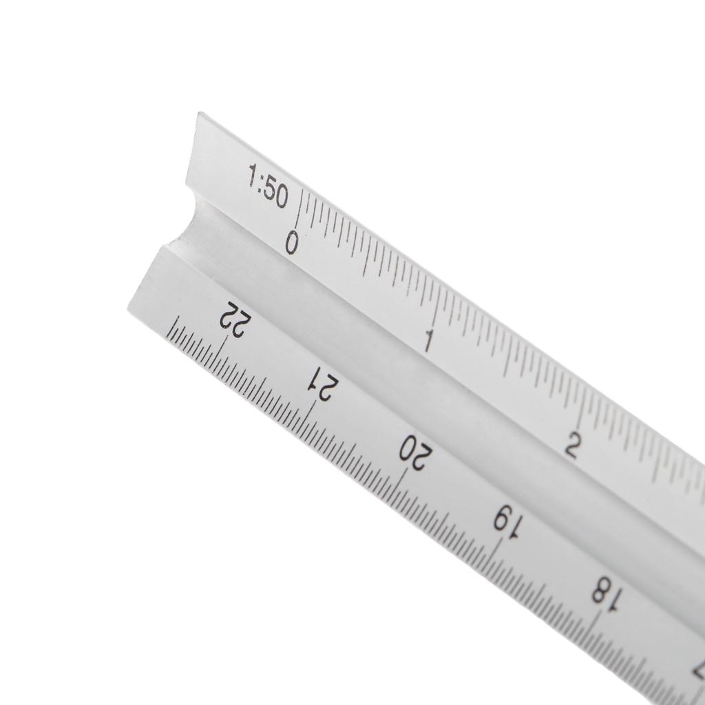 30cm Aluminium Metal for Triangle Scale Architect Engineer Technical ...