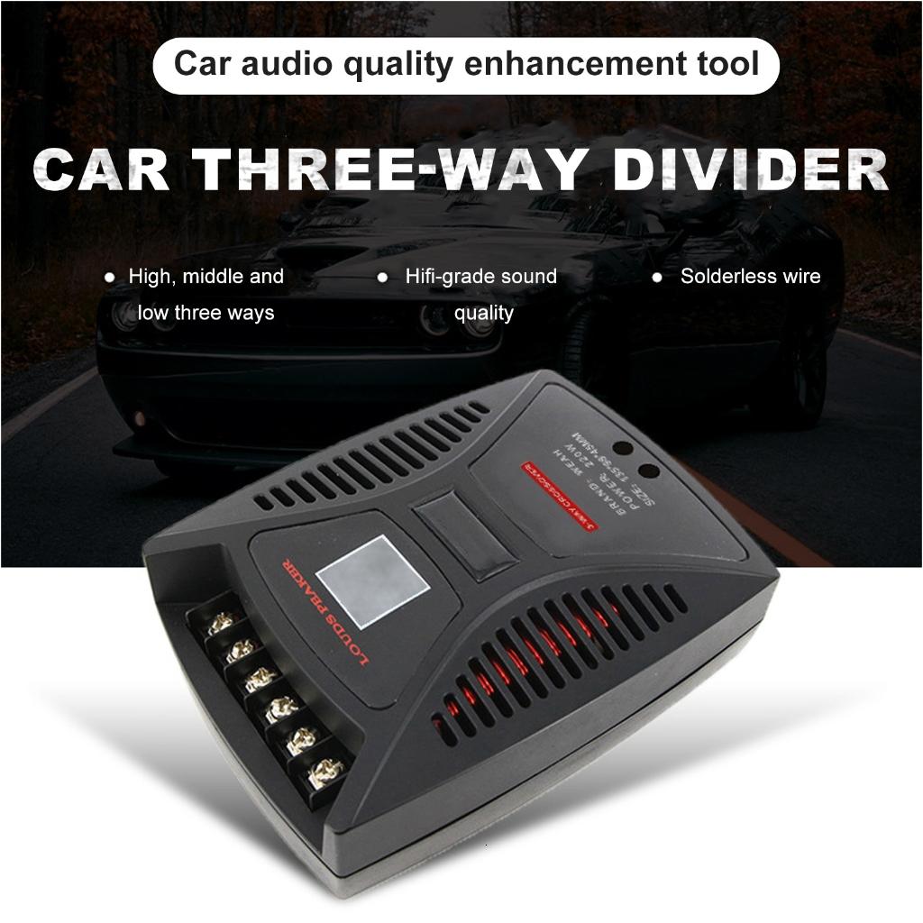 3 Way Car Speaker Crossovers 220W Tweeter Midrange Woofer Sound ...