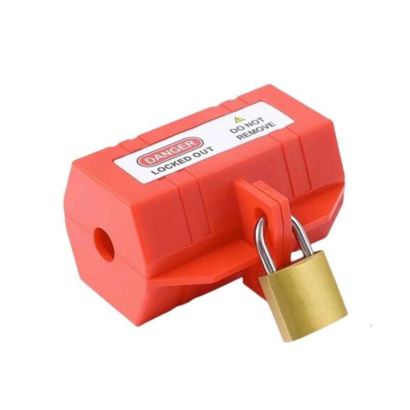 Plastic Tagout Plug Power Lock Portable Electrical Plug Lock Lockout ...