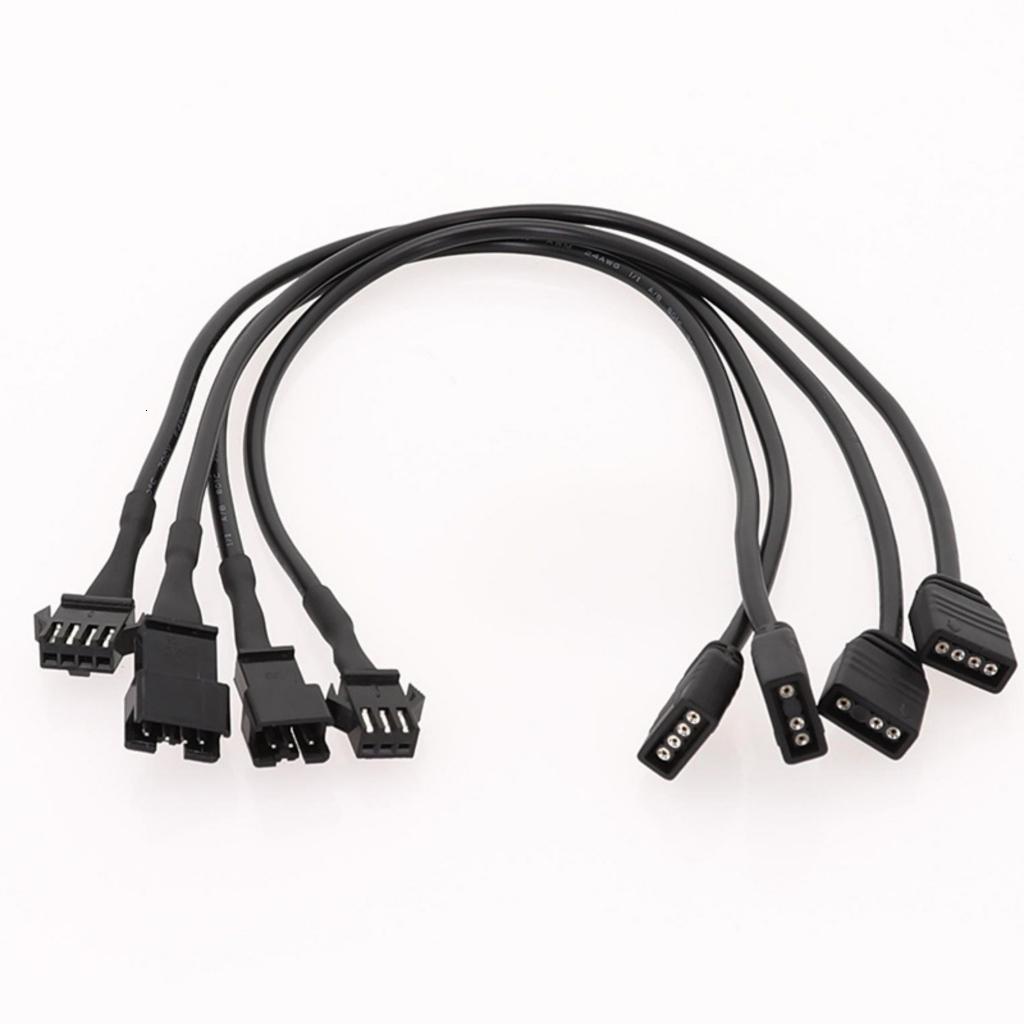 ARGB Extension Cable Compatible for DEEPCOOL/Lian Li PC ARGB Connectors ...