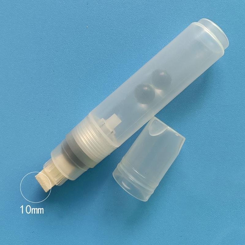 Empty Pens 10mm Flat or Round Head Refillable Acrylics Empty Marker ...