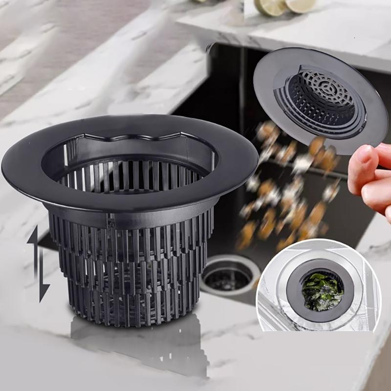Bathroom Sink Strainer Drain Hole Filter Trap Waste Screen Drain Plug ...