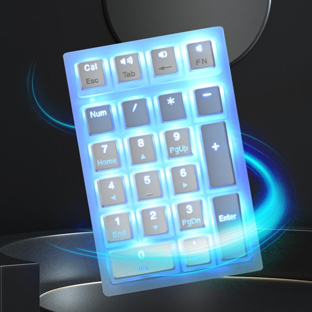 Mechanical Numeric Keypad Hot-Swap Switches Corded Gaming Keypad LED ...