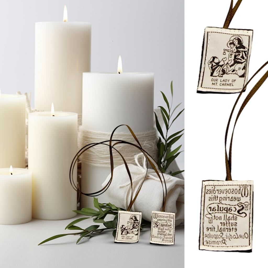 Catholic Scapular Embroidered Scapular for First Holy Communion and ...