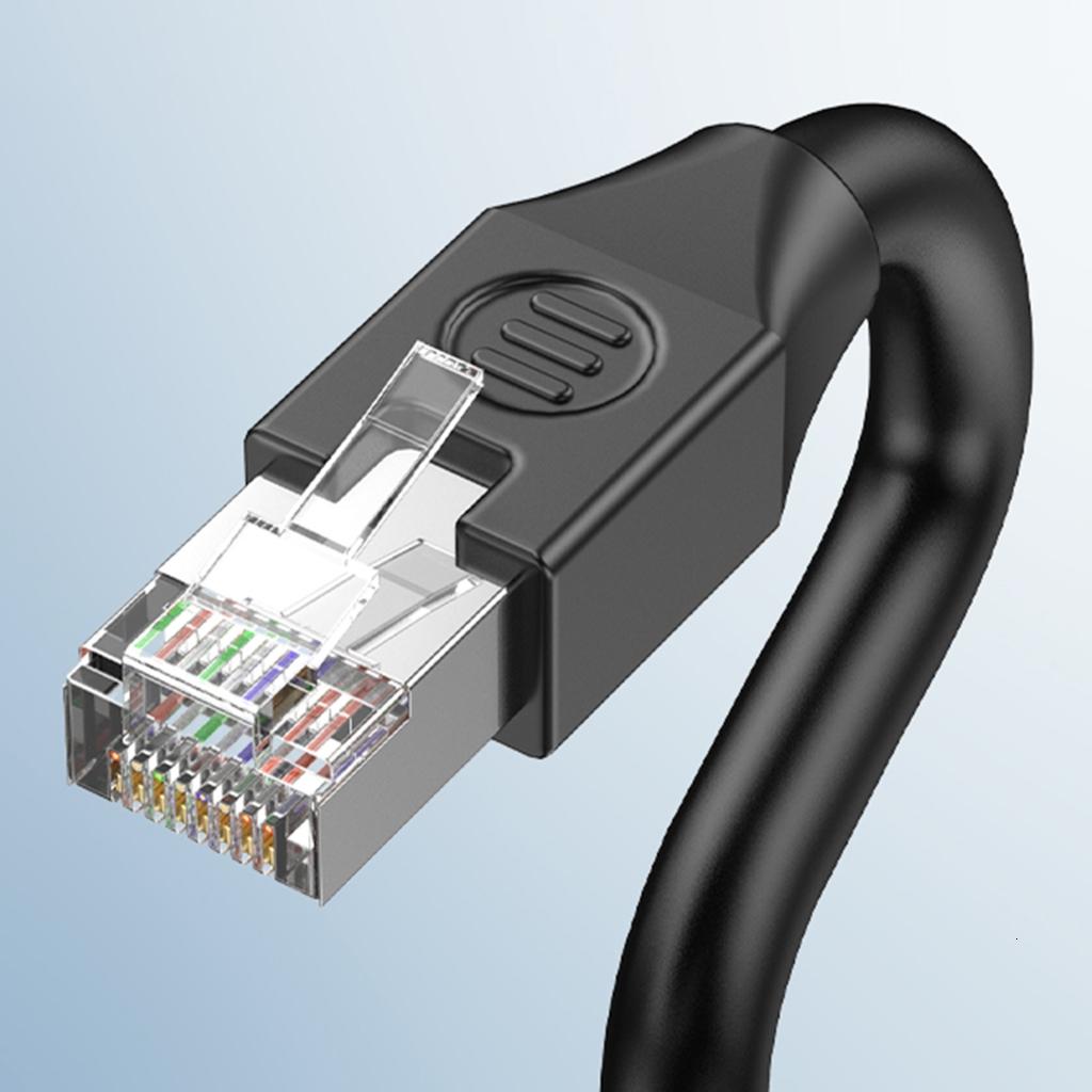 Cat5e Ethernet Networking Cable Right Angle RJ45 Connectors Copper ...