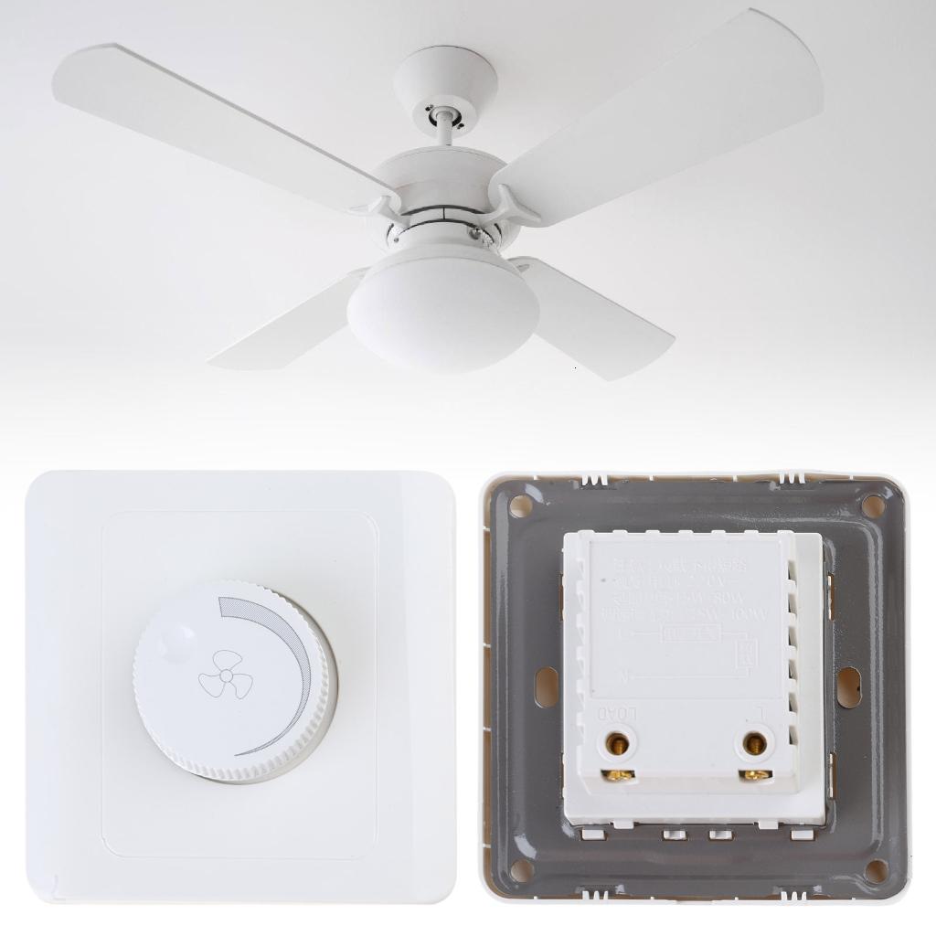 Ceiling Fan Speed Regulator Concealed Mount Stepless Adjustable Fan ...