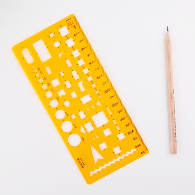 Architecture Building Drawing Template Ruler Stencil Measuring Tool New ...