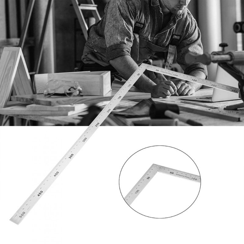 90 Degree Framing Square Ruler L Shape Right Angles Ruler Measuring ...